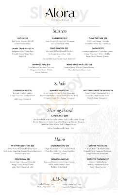 Alora Ottawa, Ottawa - Menu & Reviews