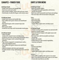 Trof Northern Quarter, Manchester - 6-8 Thomas Street - Menu and Prices