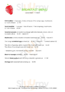 Wild Strawberry Cafe, Woodbridge - 19A Market Hill - Menu and Prices