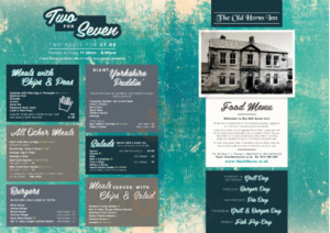 Old Horns Inn, Sheffield - High Bradfield | Menu and Prices