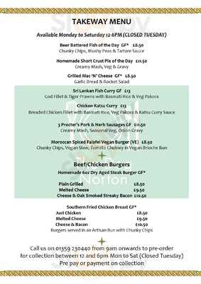 The Norton Dog, Norton - Ixworth Rd. | Menu and Prices