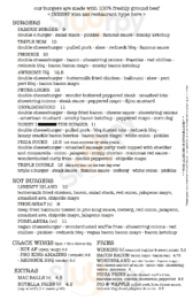 Almost Famous, Manchester - 100-102 High Street - Menu and Prices