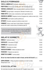 Piccolino Manchester, Manchester - 8 Clarence Street - Menu and Prices