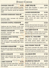 Scene Indian Street Kitchen, Manchester - 4A Leftbank - Menu and Prices