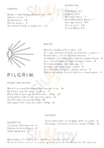 Pilgrim Restaurant, Liverpool - Apartment 46 29 Duke Street - Menu and ...