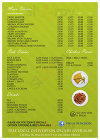 Raggas, Liverpool - 58 Smithdown Road | Menu and Prices