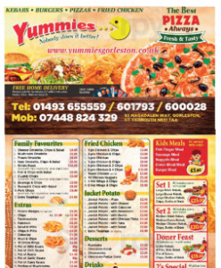 Yummies, Gorleston-on-Sea - Restaurant Menu, Reviews and Prices