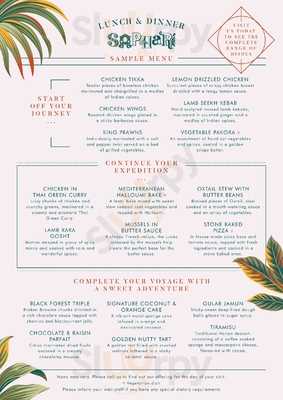 Saphari, Oldbury - Wolverhampton Road | Menu and Prices