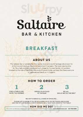 The Saltaire, Yeadon - Menu, prices, restaurant rating