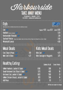Harbourside Fish & Chips, Plymouth - 35 Southside Street | Menu and Prices