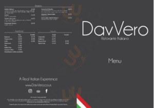 Davvero, St. Albans - 9 The Quadrant Street | Menu and Prices