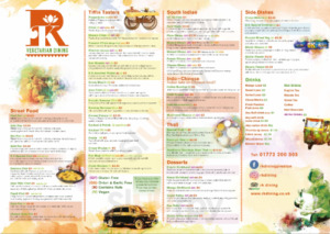 Rk Dining, Preston - 75-77 Plungington Road - Menu and Prices