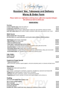 Roosters Bar, Morley - Main Road | Menu and Prices