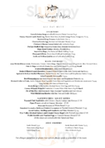 The Kinmel Arms, St George - The Village - Menu and Prices