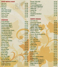 Meera's Express, Harrow - Restaurant Menu, Reviews and Prices