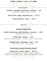 Simpson's In The Strand, London - 100 Strand | Menu and Prices