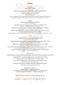 Gustoso Ristorante & Enoteca, London - 35 Willow Place - Menu and Prices