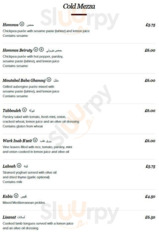 Maroush, London - 4 Vere Street - Menu and Prices