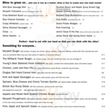 Morpeth Arms, London - 58 Millbank | Menu and Prices