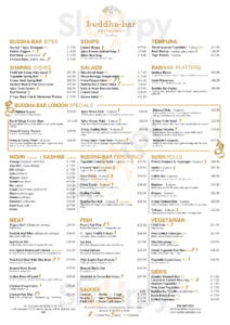 Buddha Bar, London - 145 Knightsbridge | Menu and Prices