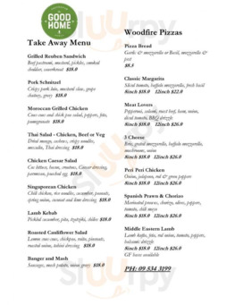 The Good Home Howick, Howick - 78 Picton Street | Menu and Prices