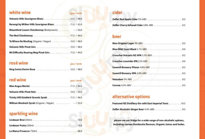 Capers Cafe + Store, Rotorua - 1181 Eruera Street - Menu and Prices