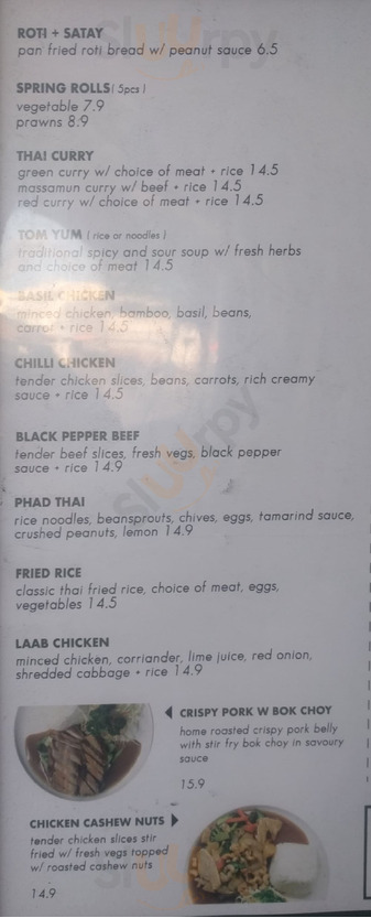 Aroy Thai Express, Wellington - 69 The Terrace - Menu and Prices