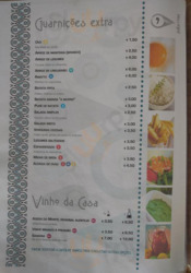 Pata Roxa, Costa da Caparica - Avenida General Humberto Delgado 23 - Menu