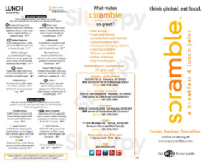 SCRAMBLE, A BREAKFAST & LUNCH JOINT, PHOENIX - Menu, Prices ...