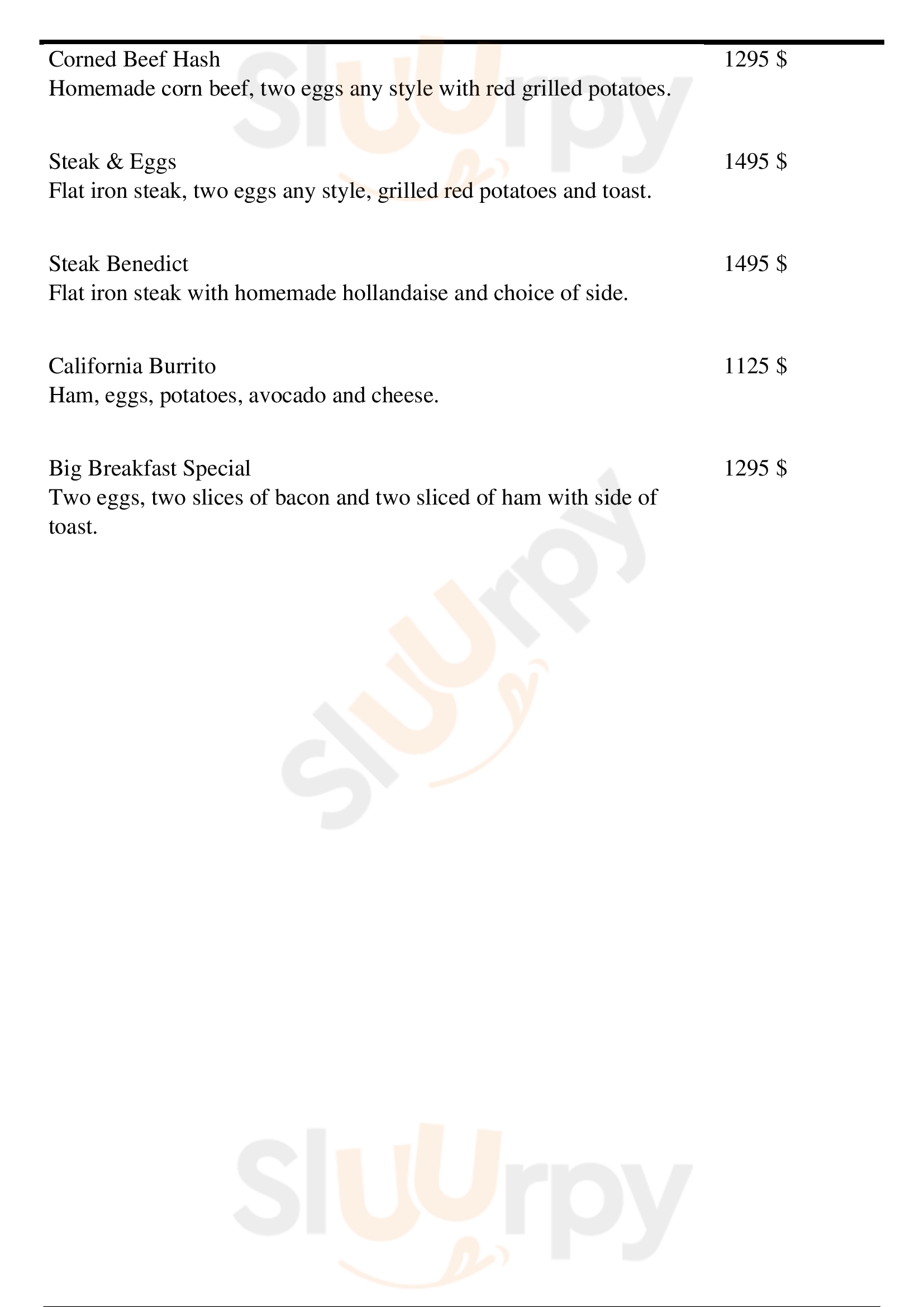 Menù Swami's Cafe, Oceanside | Sluurpy