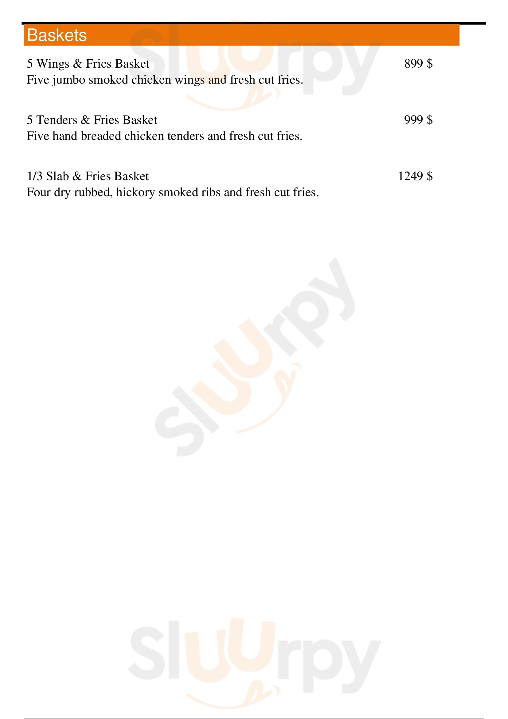 Menu Main Menu - Old Carolina Barbecue Company - Rocky River, Rocky River