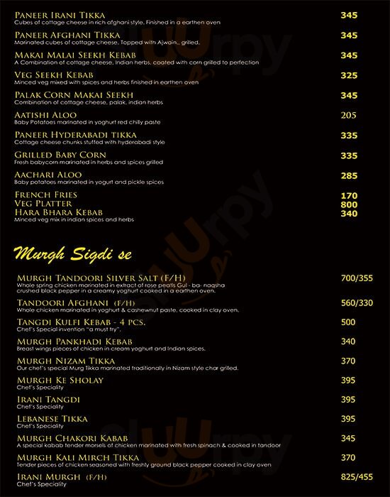 Silver Salt menù, Hyderabad - Food | Sluurpy