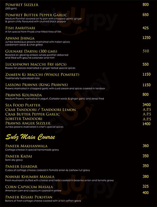 Silver Salt menù, Hyderabad - Food | Sluurpy