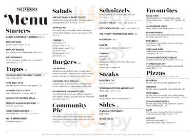 The Greenock, Greenock - Greenock Lpo 2 Murray St | Menu and Prices