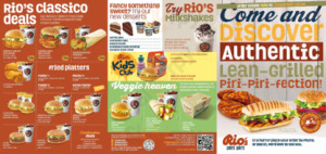 Rios Piri Piri, Weymouth - Restaurant Menu, Reviews and Prices