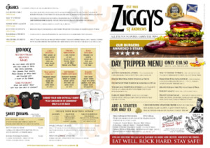 Ziggy's, St. Andrews - 6 Murray Place | Menu and Prices