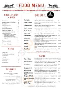 The Coach & Horses, Leyton - 391 High Road Leyton - Menu and Prices