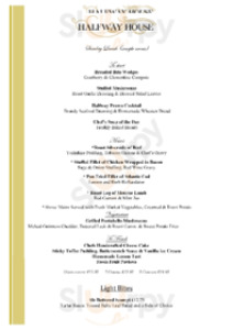 The Halfway House, Banbridge - 80 Halfway Road - Menu and Prices