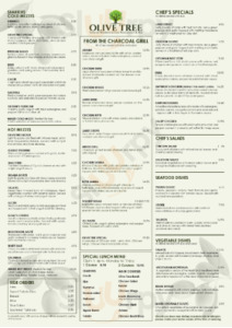 Olive Tree Turkish Mediterranean Restaurant, Towcester - 1 London Road ...