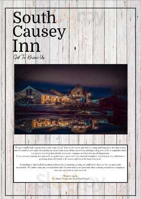 South Causey Inn, Stanley - Beamish Burn Road | Menu and Prices
