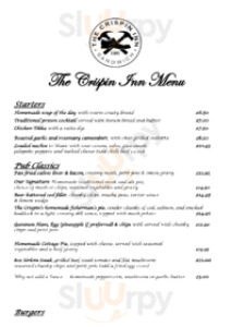 The Crispin Inn, Sandwich - 4 High Street - Menu and Prices