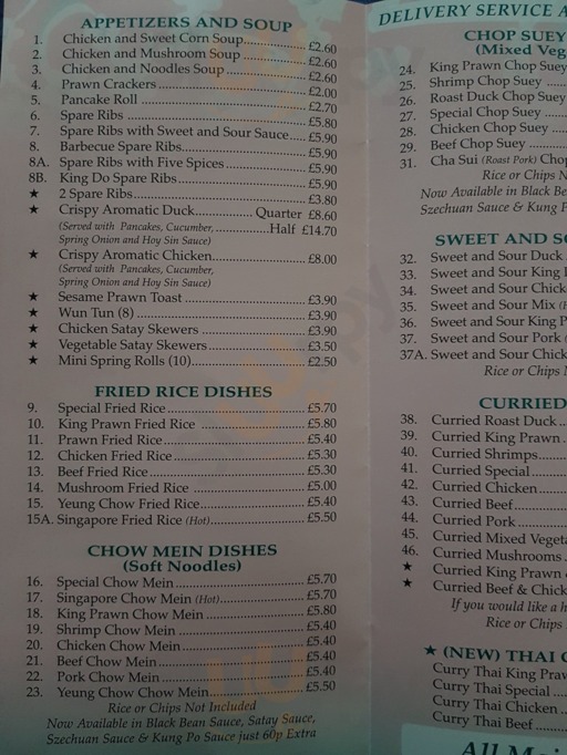 China Garden Southern Plaza Menu | Fasci Garden