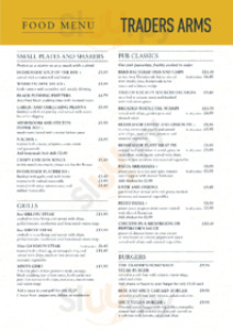 Traders Arms, Mellor - Mellor Lane | Menu and Prices