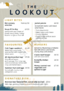 The Lookout, Blackfield - Lepe Road, Exbury - Menu and Prices