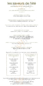 Le Manoir Aux Quat'saisons Restaurant, Great Milton - Restaurant Menu ...