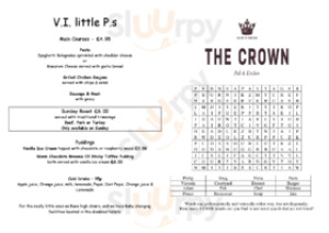 The Crown, Shillington - 104 High Road | Menu and Prices