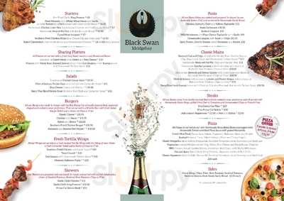 The Black Swan, Idridgehay - Wirksworth Road - Menu and Prices