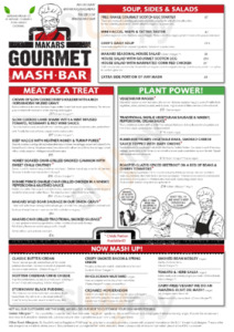 Makars Gourmet Mash Bar, Edinburgh - 12 N. Bank St - Menu and Prices