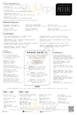 Pasture, Bristol - 2 Portwall Lane | Menu and Prices
