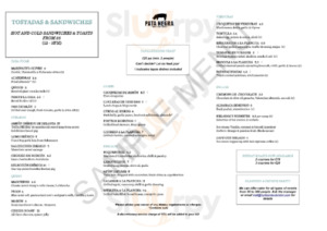 Four Wise Monkeys, Bristol - 30 Clare Street - Menu and Prices